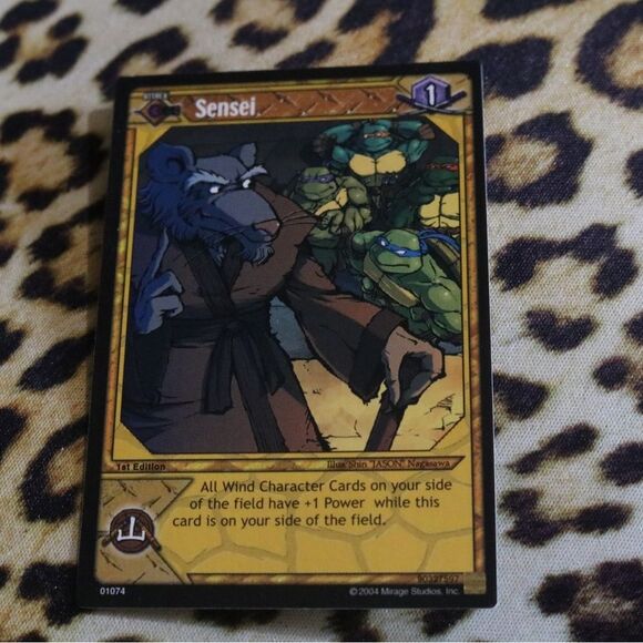 Nickelodeon | Toys | Tmnt Sensei Trading Card | Poshmark